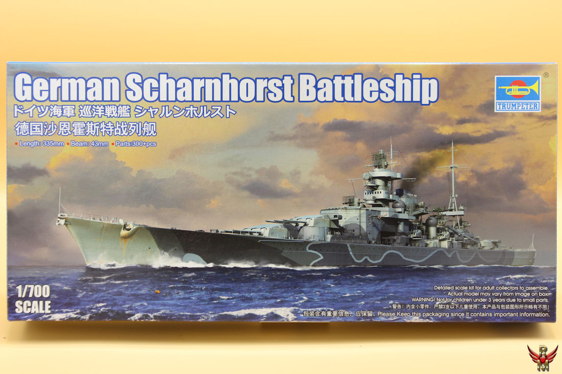 Rowasp ModelbouwTrumpeter 1/700 German Battleship Scharnhorst - Rowasp ...
