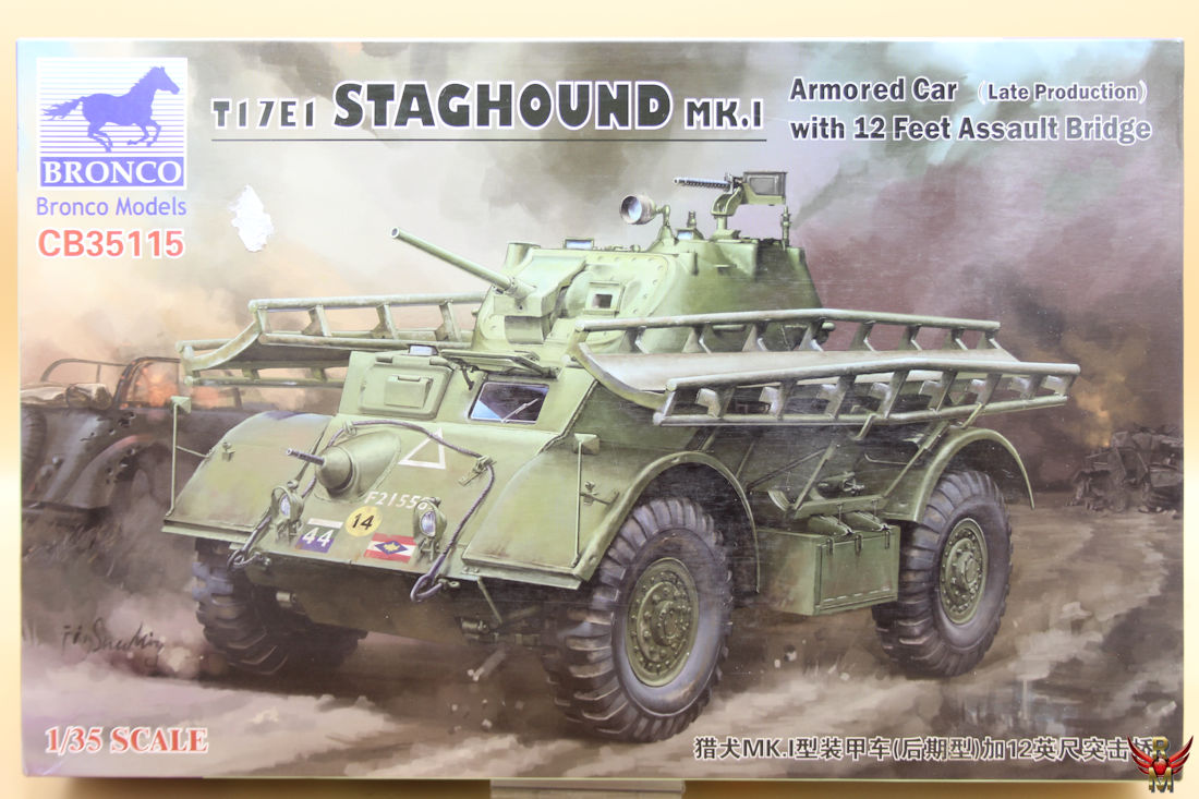 Rowasp ModelbouwBronco Models 1/35 T17E1 Staghound MK 1 (Late ...