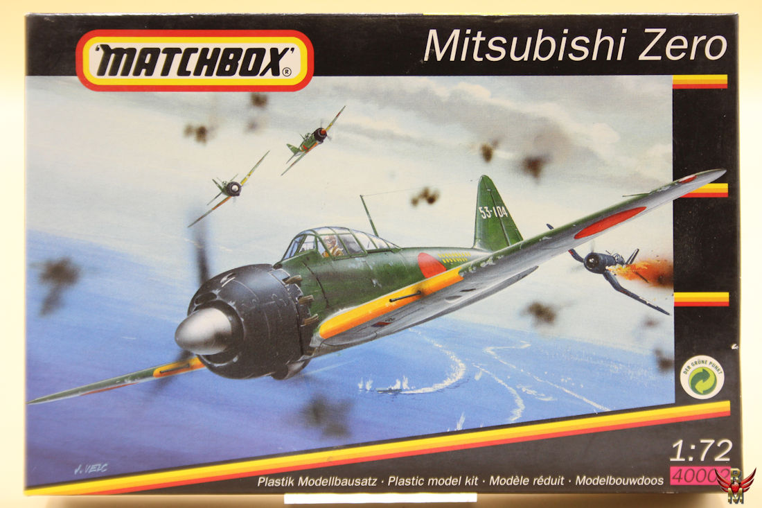 Rowasp ModelbouwMatchbox 1/72 Mitsubishi Zero - Rowasp Modelbouw