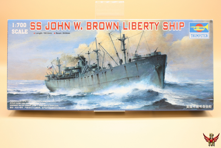 Rowasp ModelbouwTrumpeter 1/700 SS John W Brown Liberty Ship - Rowasp ...