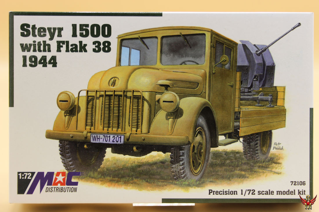 Rowasp ModelbouwMAC Distribution 1/72 Steyr 1500 with Flak 38 1944 ...