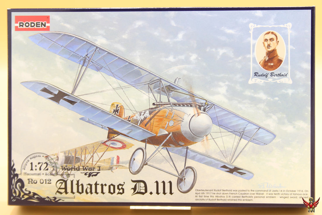 Rowasp ModelbouwRoden 1/72 Albatros D III Rudolf Berthold - Rowasp ...
