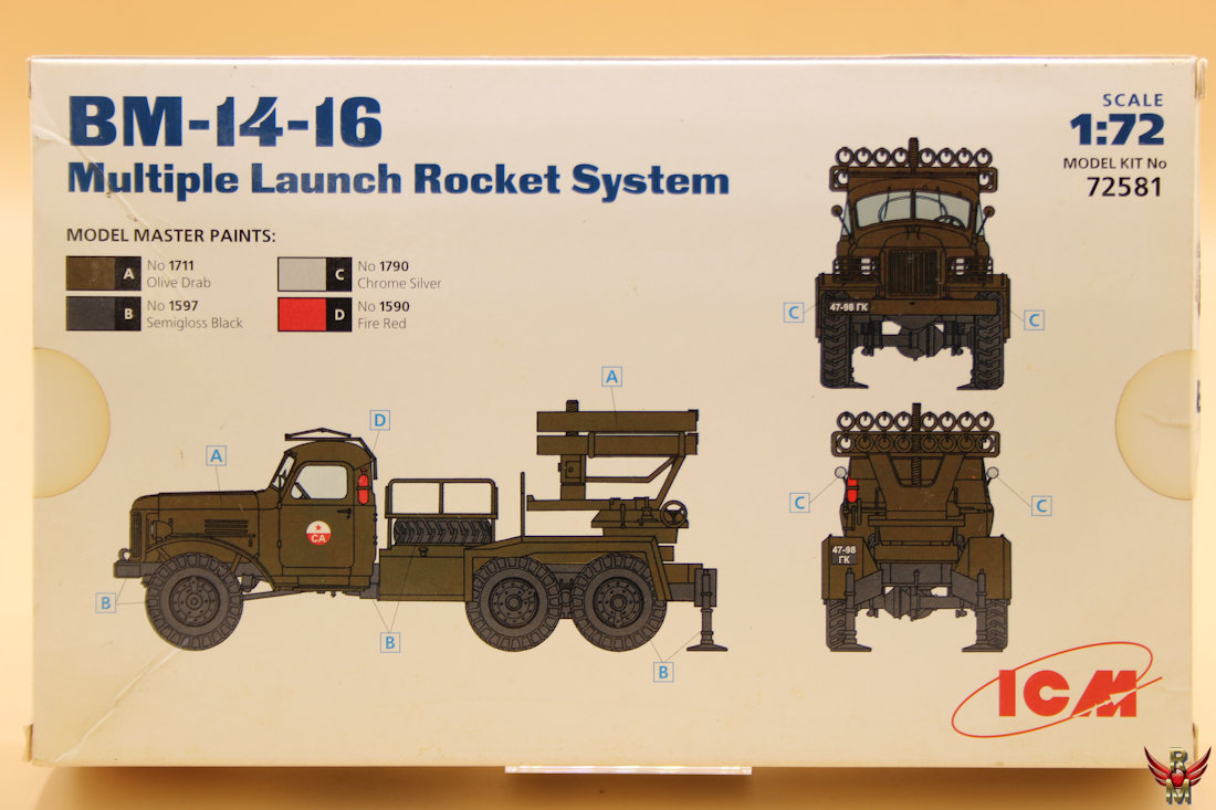 Rowasp ModelbouwICM 1/72 BM-14-16 Multiple Launch Rocket System ...