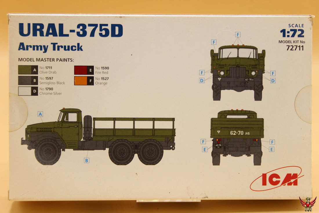 Rowasp ModelbouwICM 1/72 Ural 375D Army Truck - Rowasp Modelbouw