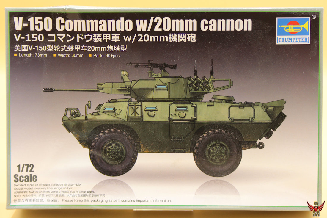 Rowasp ModelbouwTrumpeter 1/72 V-150 Commando with 20mm cannon - Rowasp Modelbouw