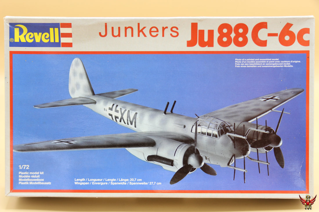 Rowasp ModelbouwRevell 1/72 Junkers Ju88 C-6C - Rowasp Modelbouw