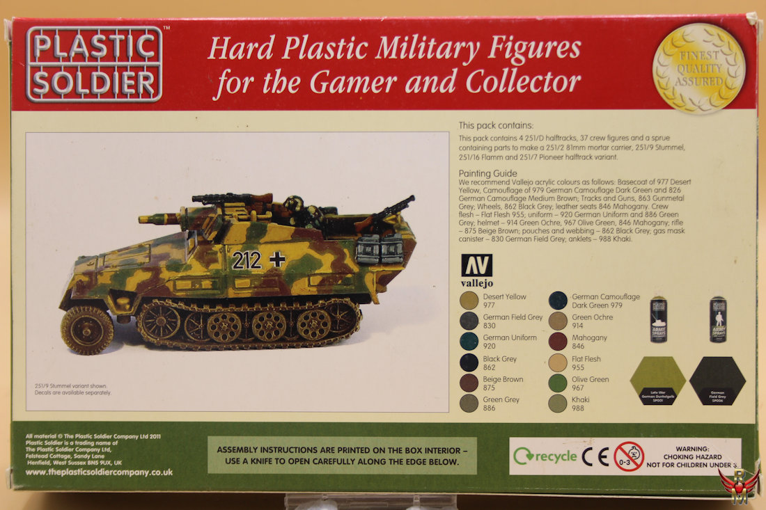 Rowasp ModelbouwPlastic Soldier 1/72 German SdKfz 251/D Halftrack ...