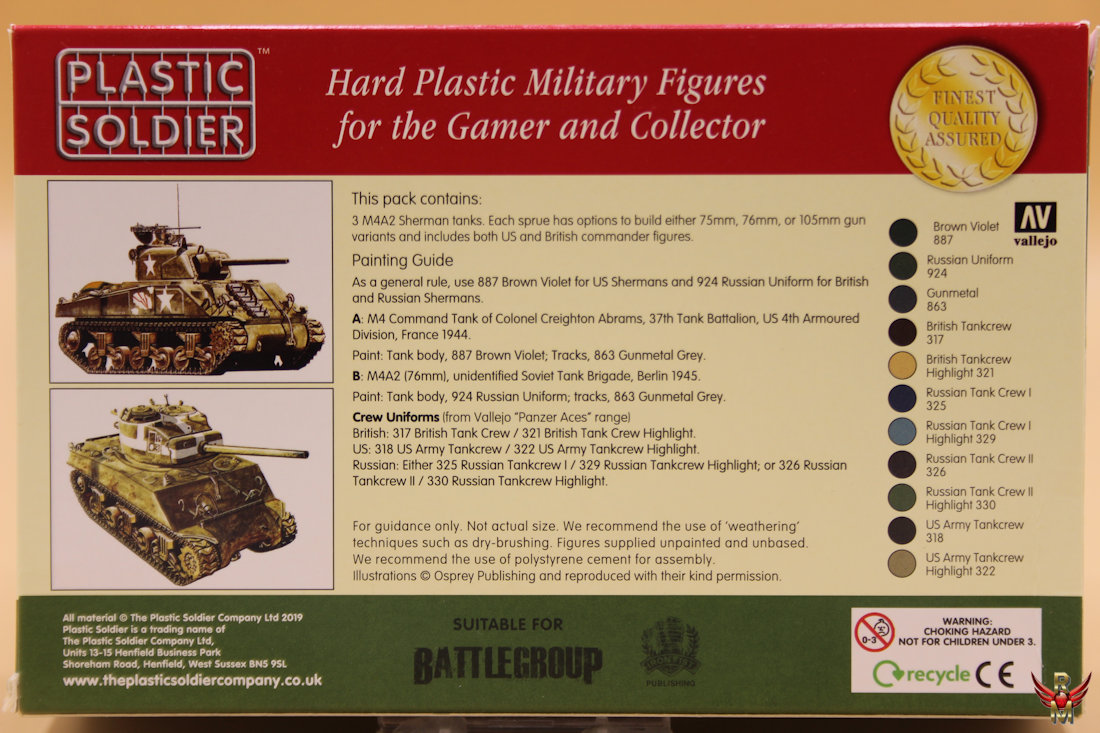 Rowasp ModelbouwPlastic Soldier 1/72 Allied Sherman M4A2 Tank - Rowasp ...